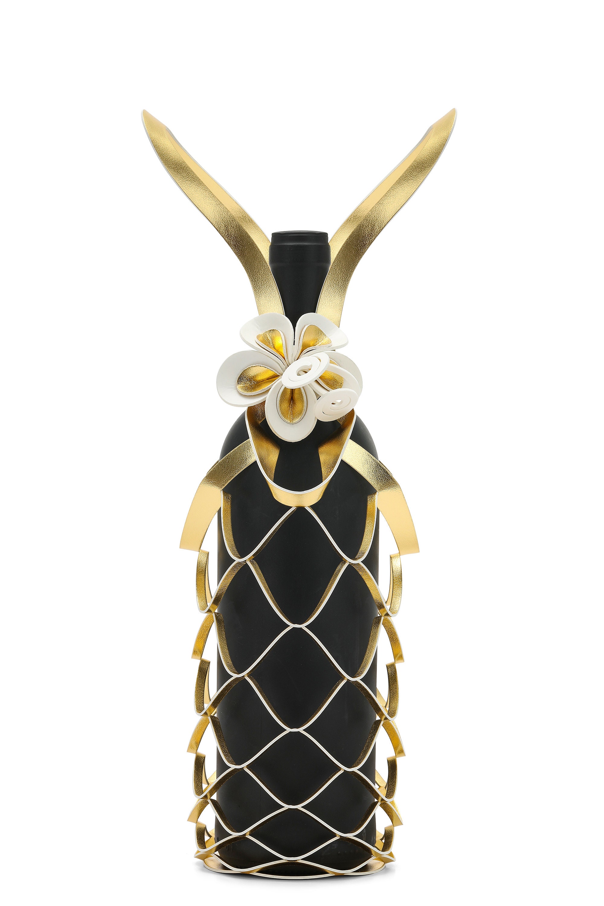 Bottle Holder With Single Vinstrip Flower - Etsy