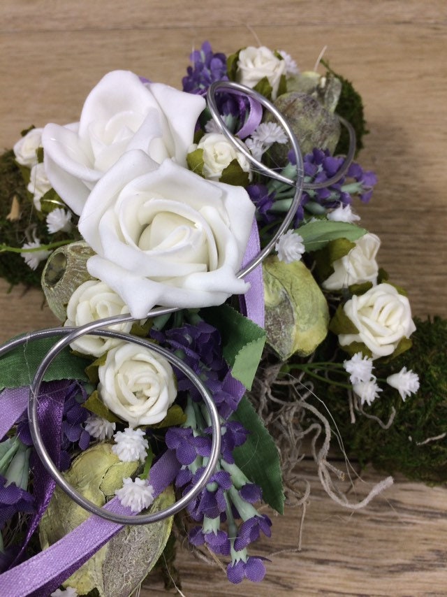 Grabgesteck Grabschmuck Urnengrab Gesteck Grab Allerheiligen | Etsy