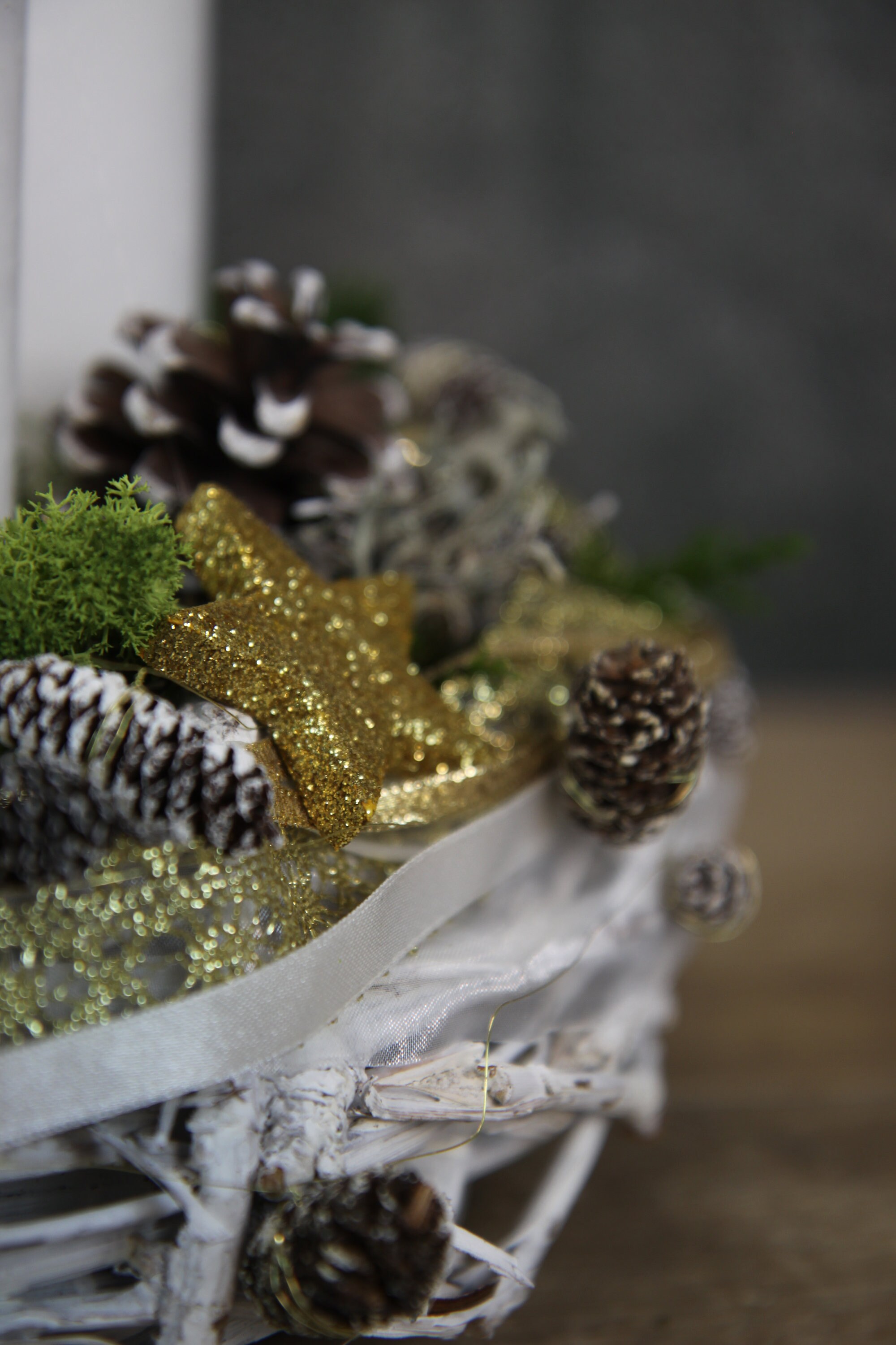 Advent Wreath Advent Calendar Gold or Silver Glitter Stars | Etsy