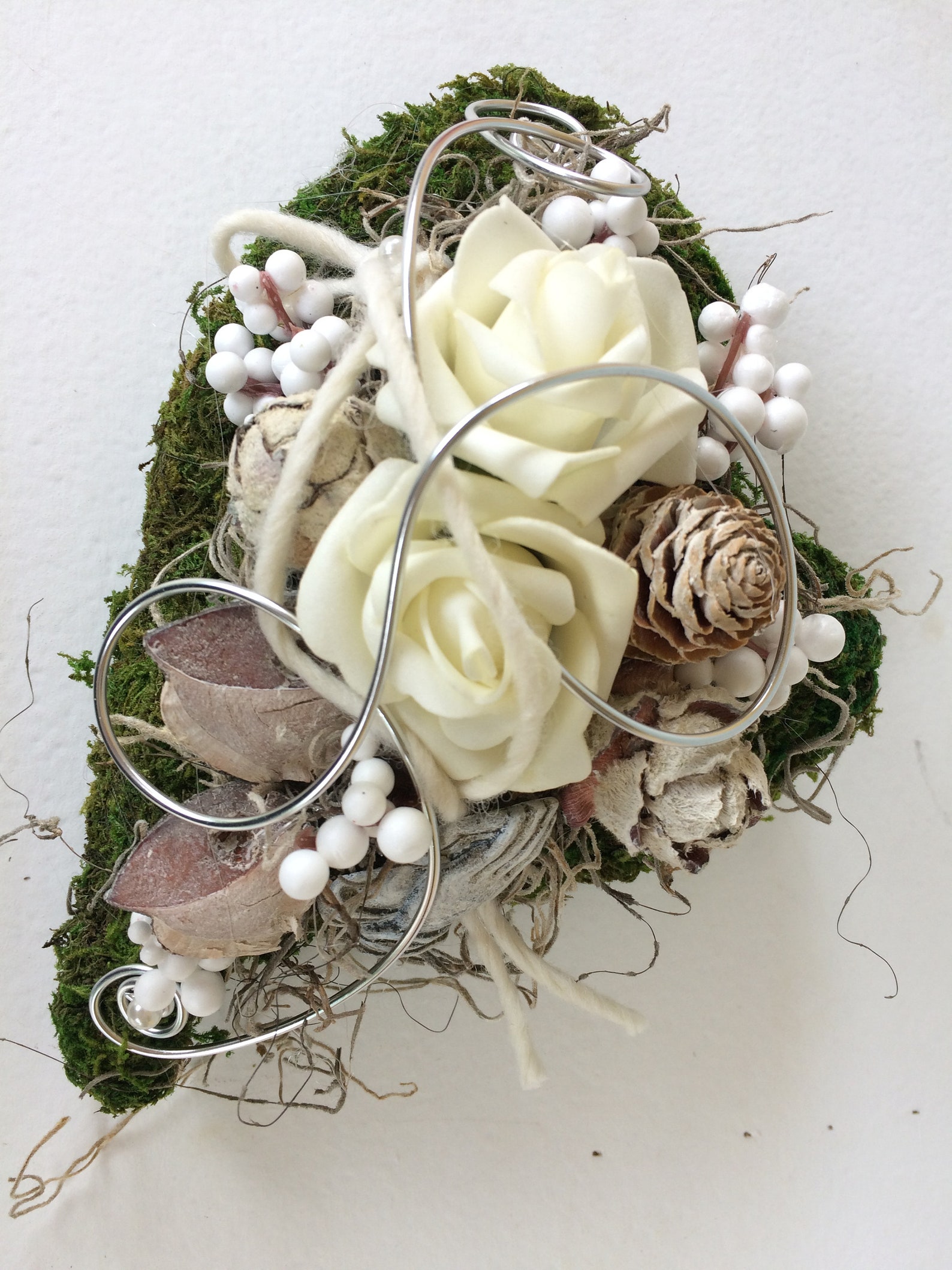 Grabgesteck Grabschmuck Gesteck Grab Allerheiligen Winterlich | Etsy