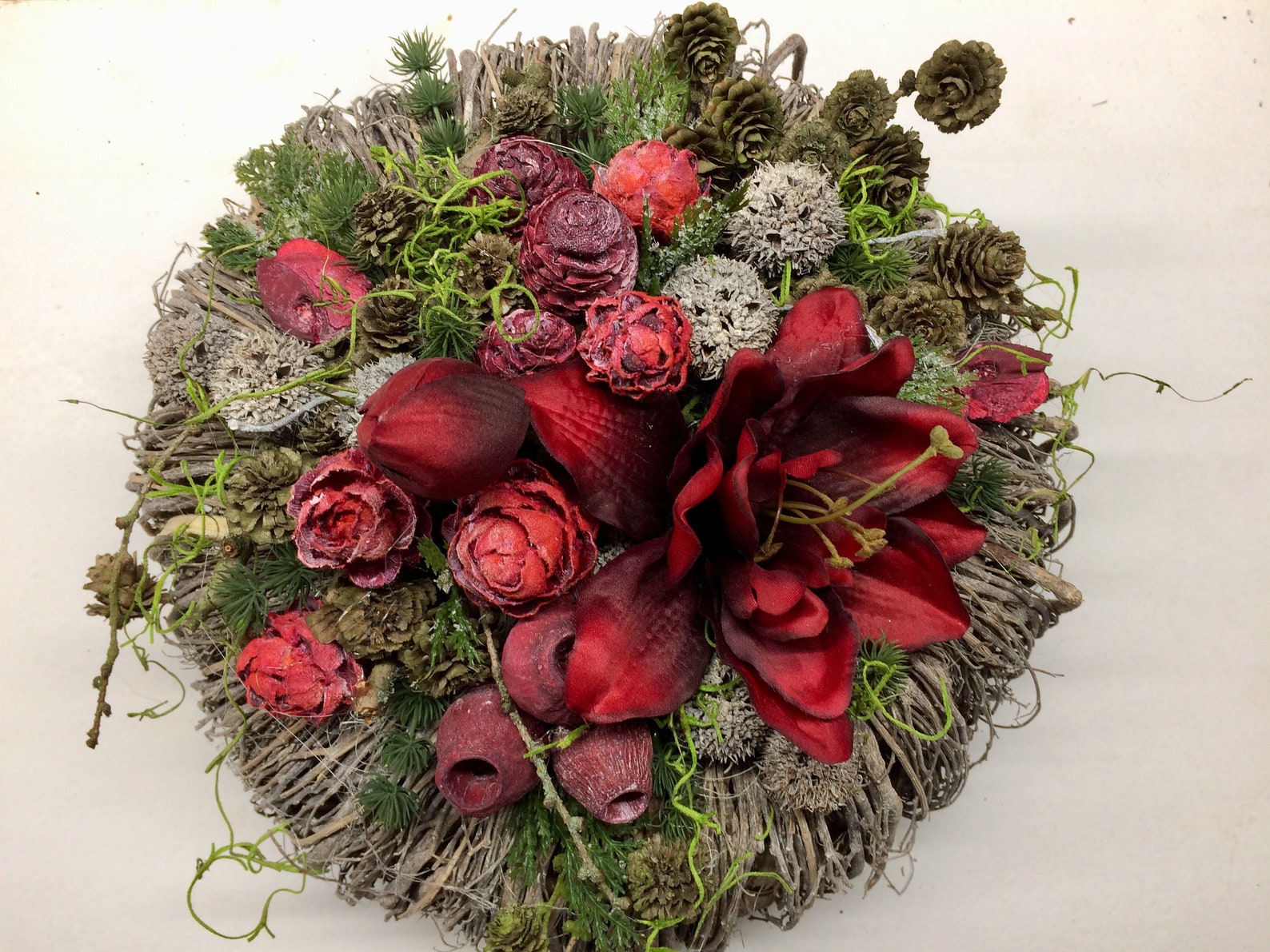 Grabgesteck Allerheiligen Grabschmuck Amaryllis Wunschfarbe - Etsy.de