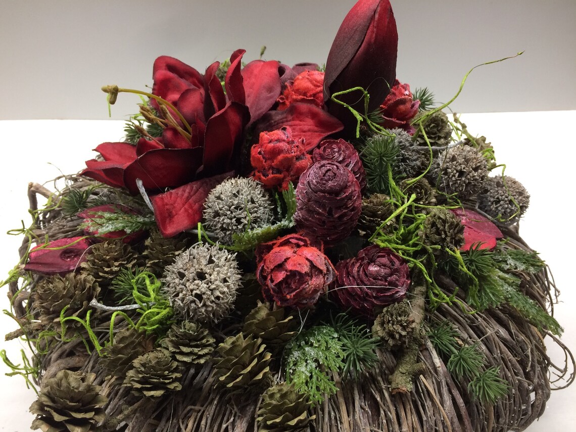 Grabgesteck Allerheiligen Grabschmuck Amaryllis Wunschfarbe - Etsy.de