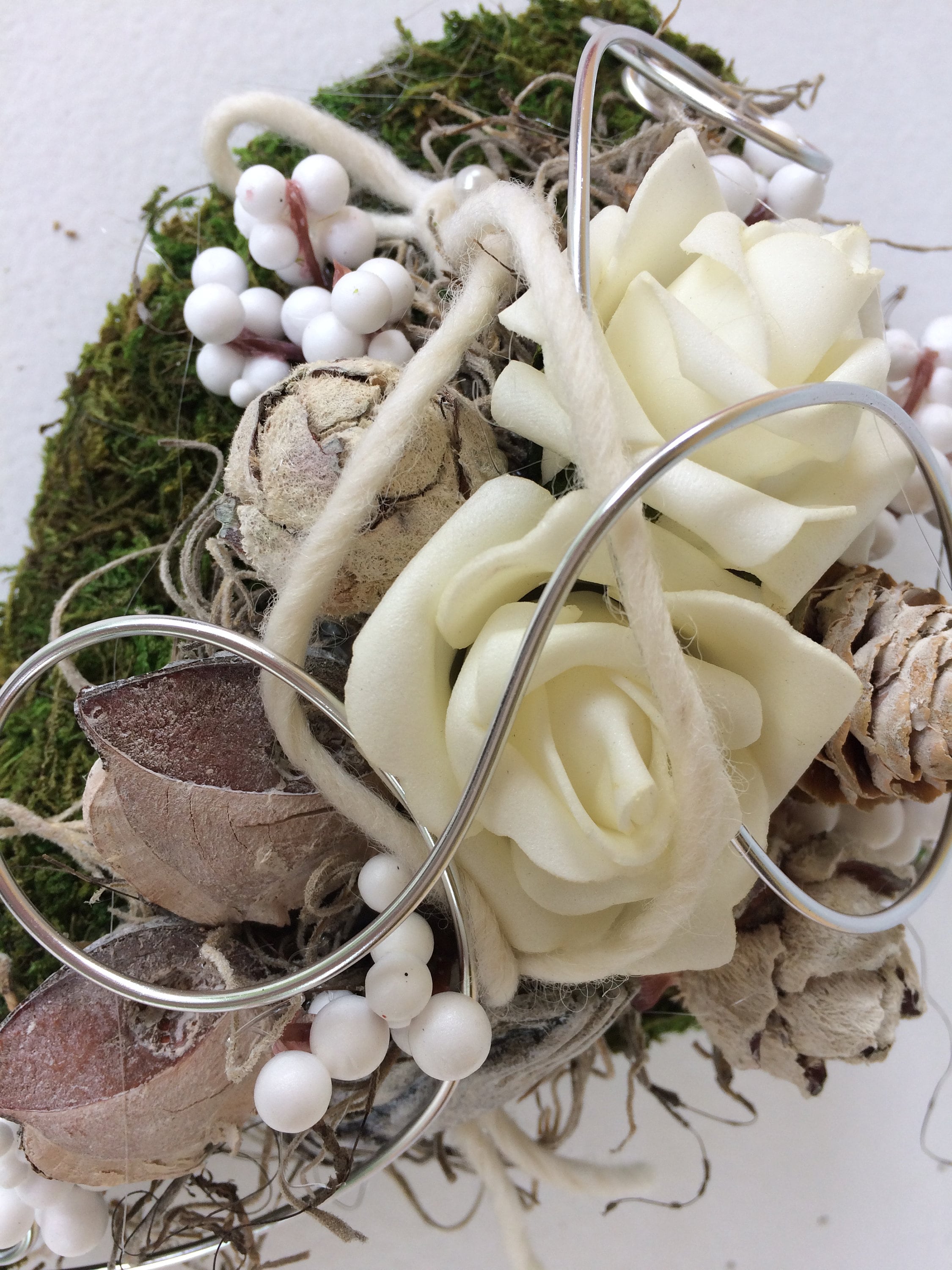 Grabgesteck Grabschmuck Gesteck Grab Allerheiligen Winterlich | Etsy