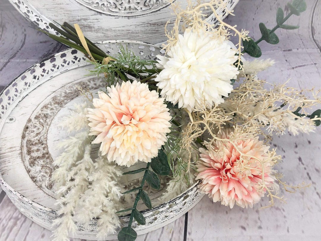 Meadow Flowers Bouquet With Eucalyptus Artificial Flowers Summer Spring ...