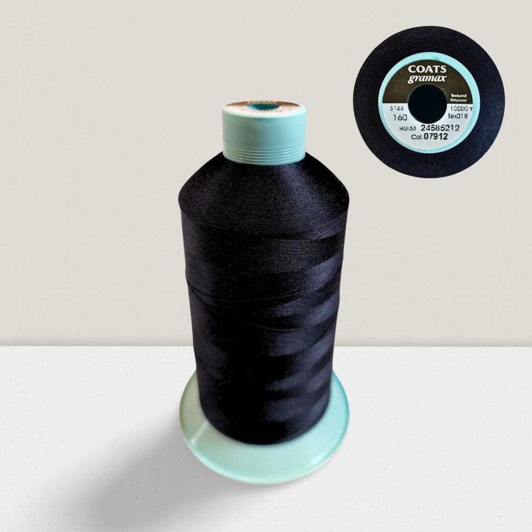 Coats Overlock Sewing Thread Bulky Gramax 160, Midnight Blue, 10000 M ...