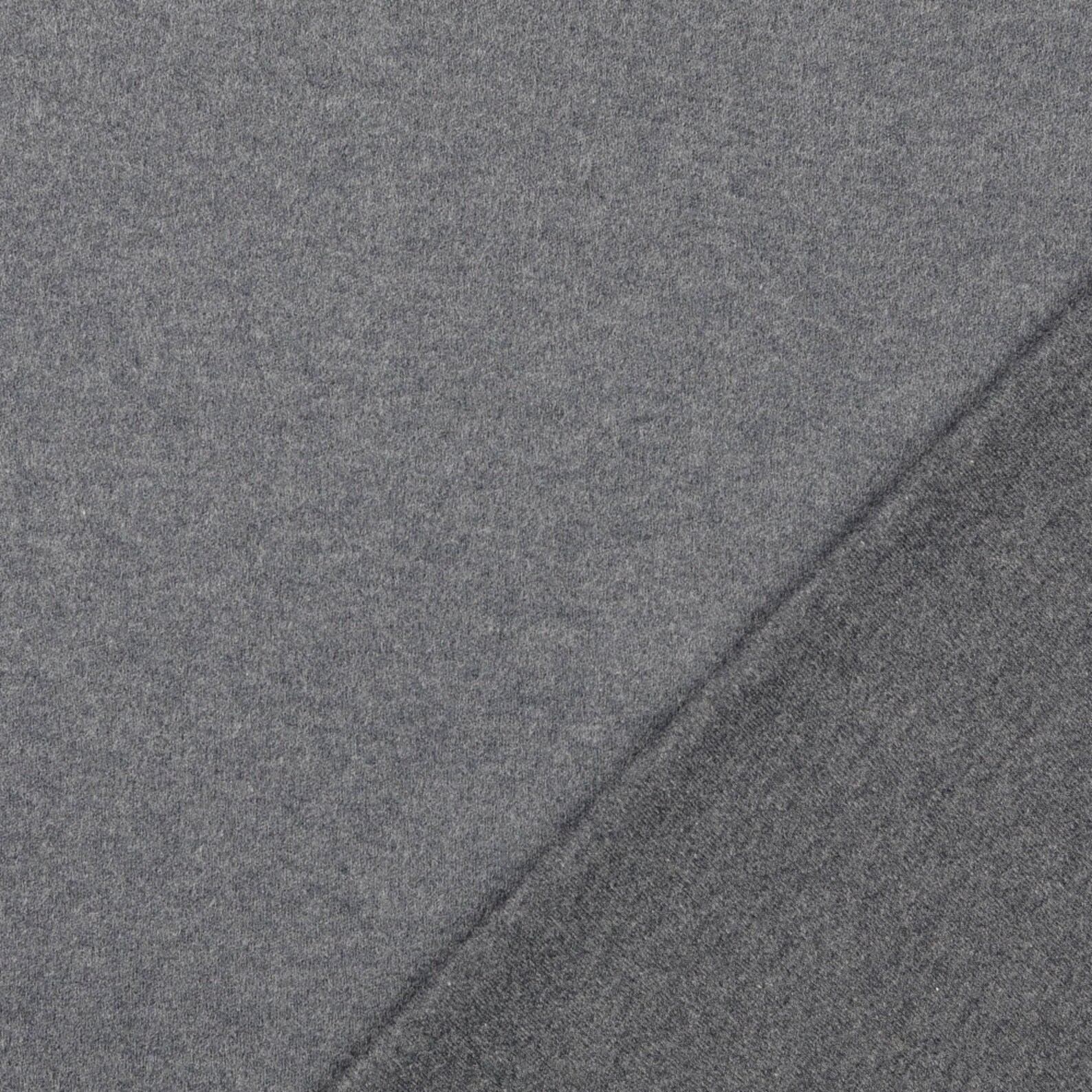 Organic Interlock Jersey Uni Dark Grey - Etsy
