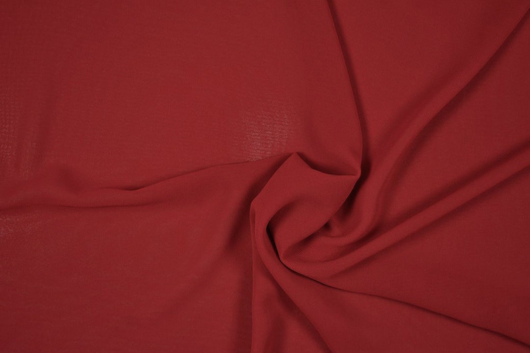 Chiffon Dark Red - Etsy