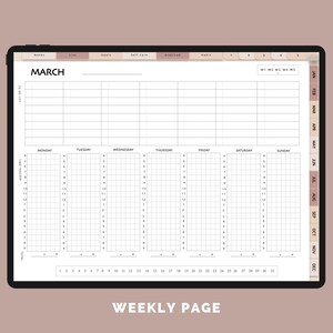 Goodnotes Planner, Notability Planner, Digital Planner, Undated Planner ...