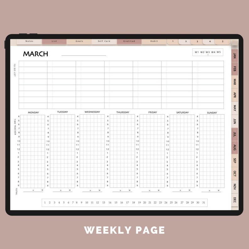 Goodnotes Planner Notability Planner Digital Planner | Etsy