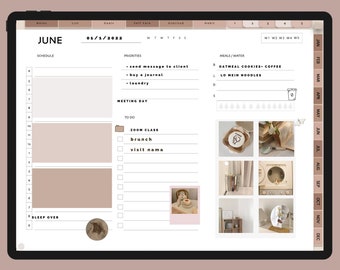Undated Bujo Digital Planner Goodnotes Templates Journal - Etsy