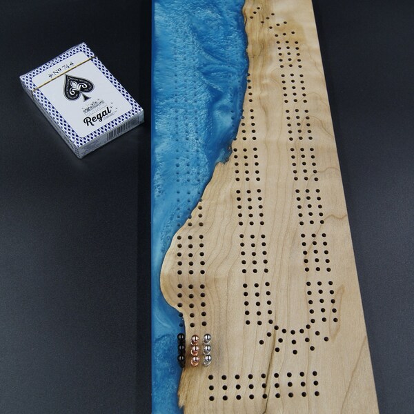 Rustic Cribbage Board - Etsy