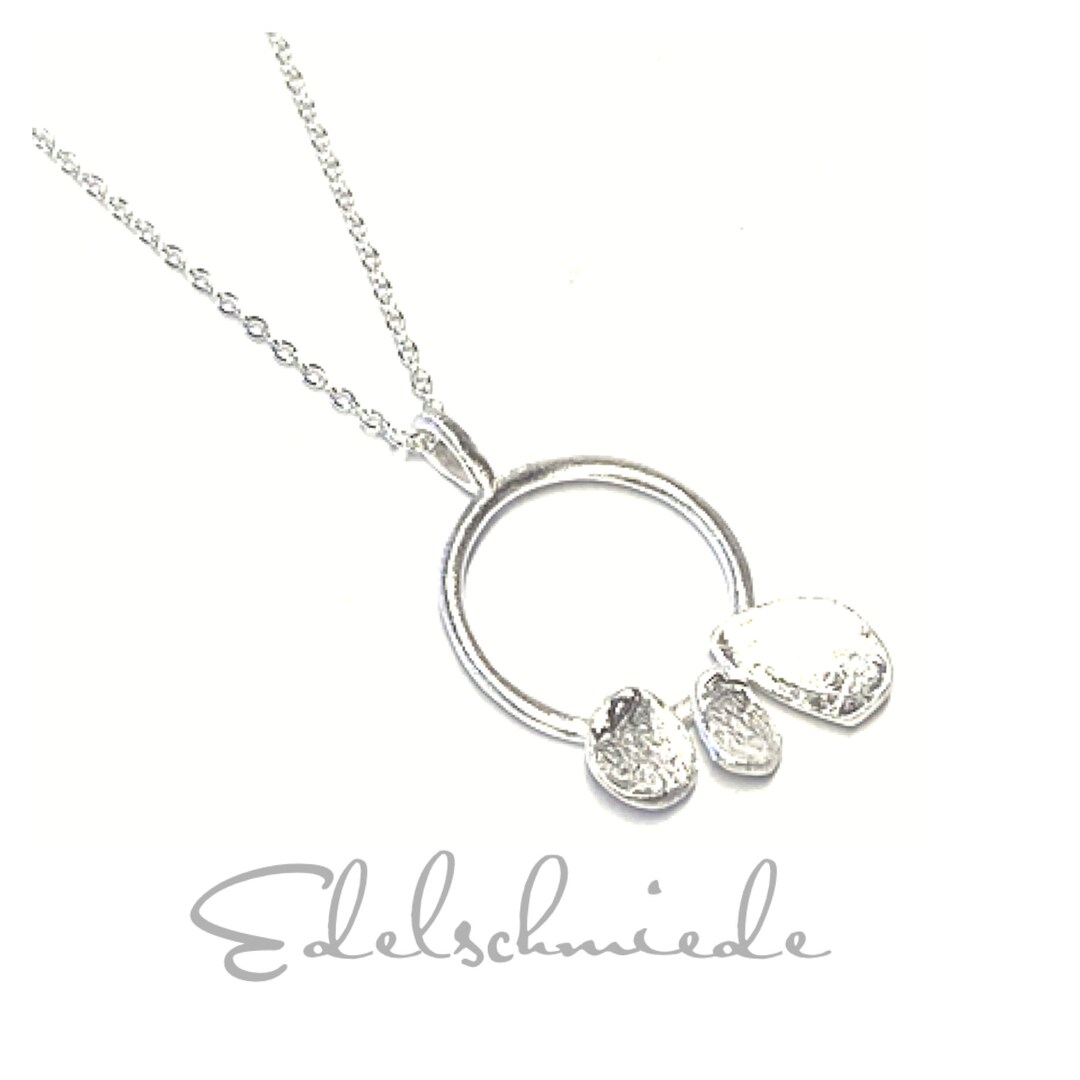 Pendant 925 Silver Ice Matt Light Shape Including Chain 42-45 Cm - Etsy