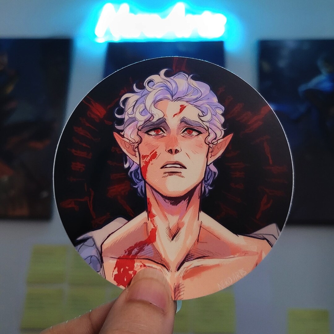Baldur's Gate 3 Astarion Vinyl Sticker - Etsy