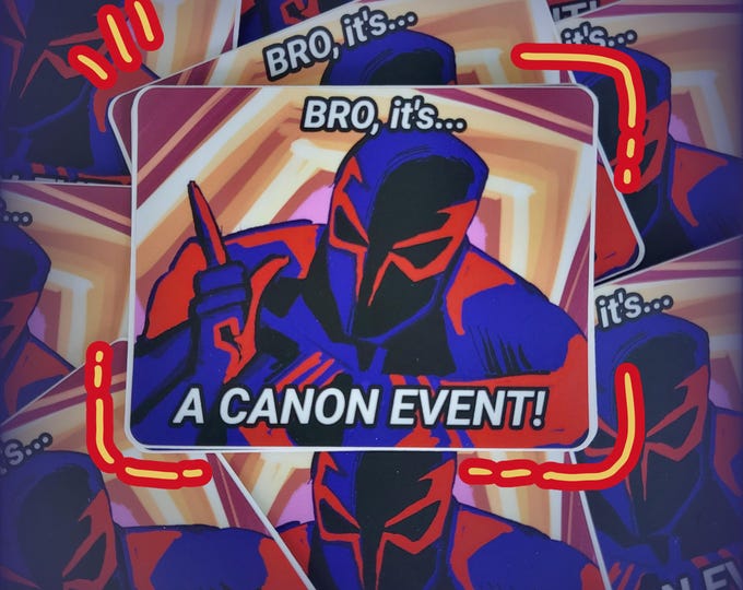 Canon Event Meme - Across the Spider-verse - Miguel O'hara - Etsy
