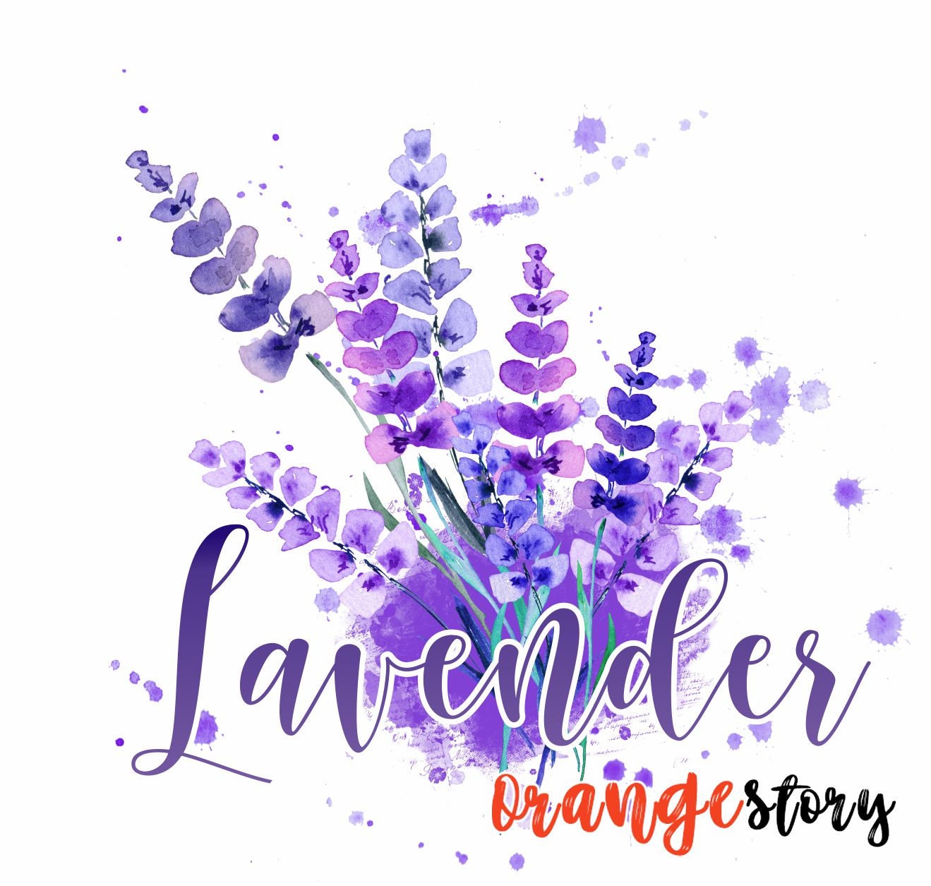 Lavender PNG, Lavender Sublimation, Instant Digital, Sublimation PNG ...