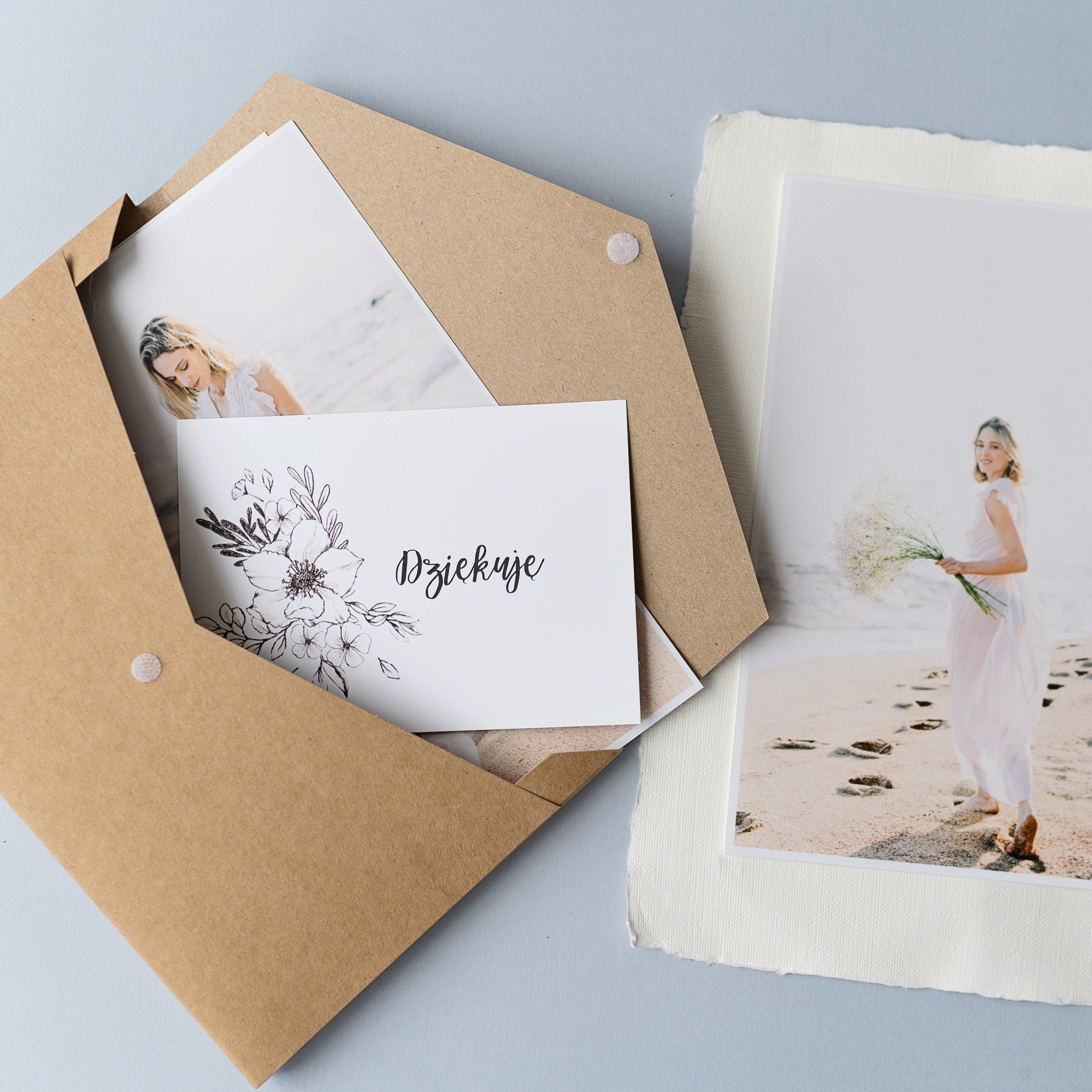 Velvet Folder Envelope for Prints 15x21 Cm With Custom - Etsy