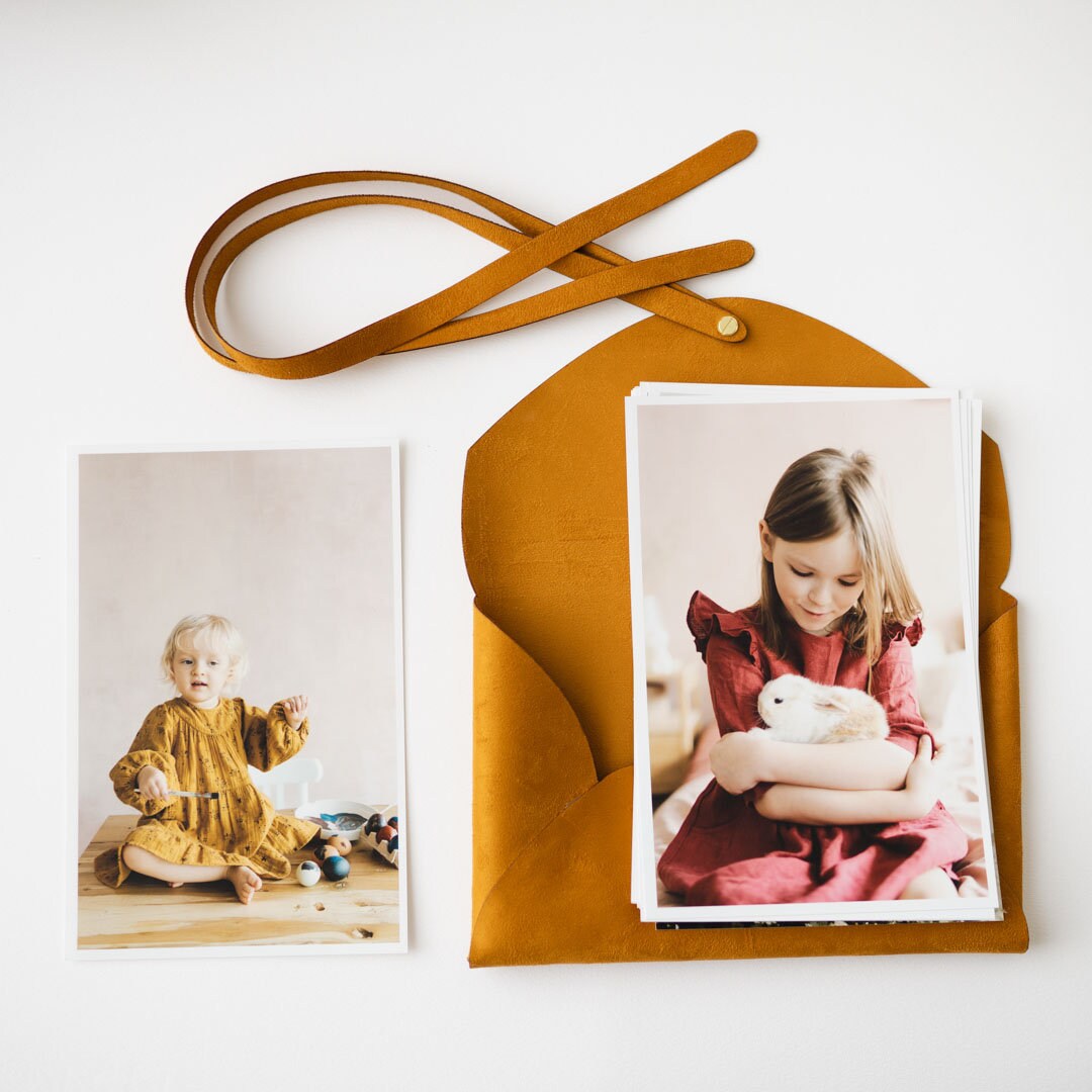Custom Vegan Leather Envelope for Prints 15x23 Cm (6x8 Inch) - Etsy