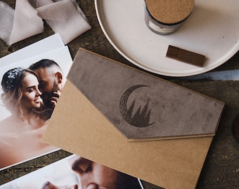 Velvet Folder Envelope for Prints 15x21 Cm With Custom - Etsy