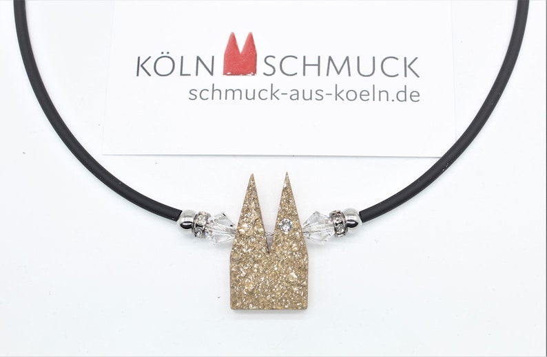 Kölnkette "Kölner Dom" presto gold Kölnschmuck - Etsy.de