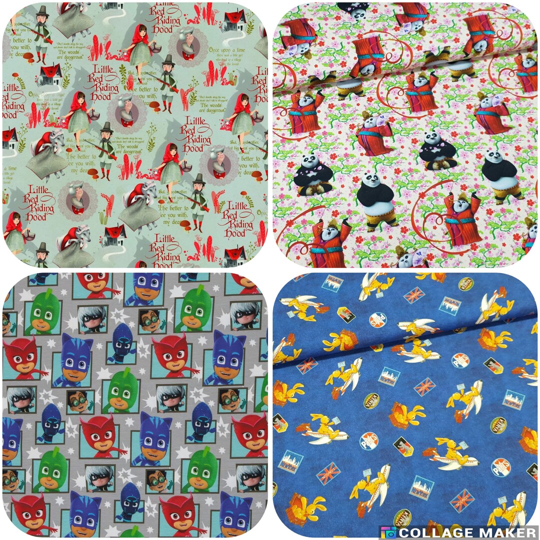 Cotton Jersey licensed Fabrics - Etsy