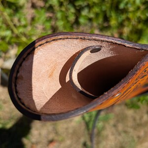 Hand Crafted Leather Hip Quiver With Viking Raven Etching - Etsy