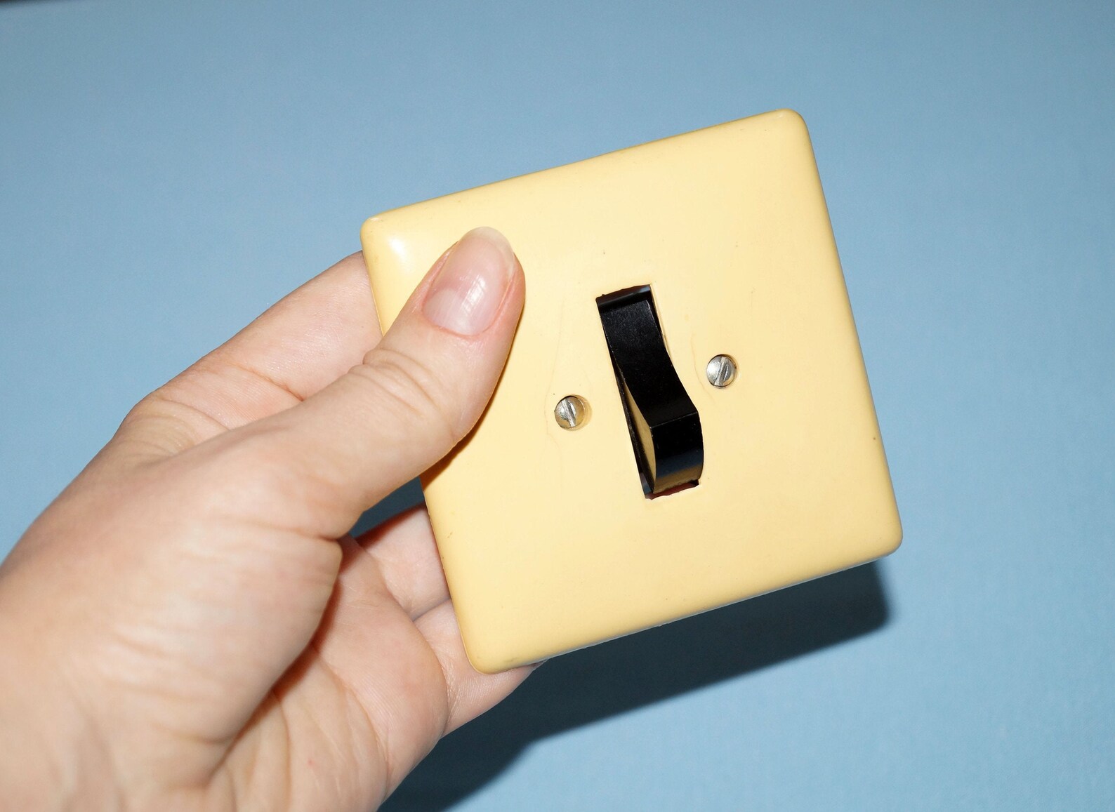 Soviet switch Old switch Retro switch Yellow switch Soviet | Etsy