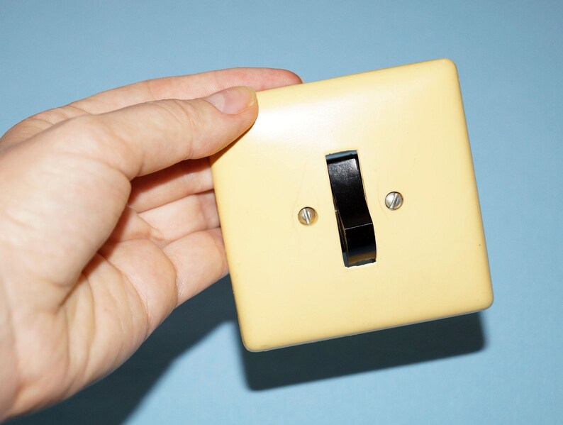Soviet switch Old switch Retro switch Yellow switch Soviet | Etsy