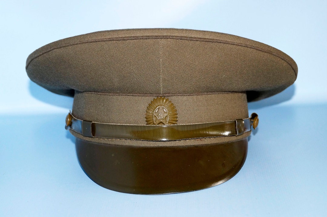 USSR Red Army Old Cap Soviet Army Visor Cap Soviet Cap Army - Etsy