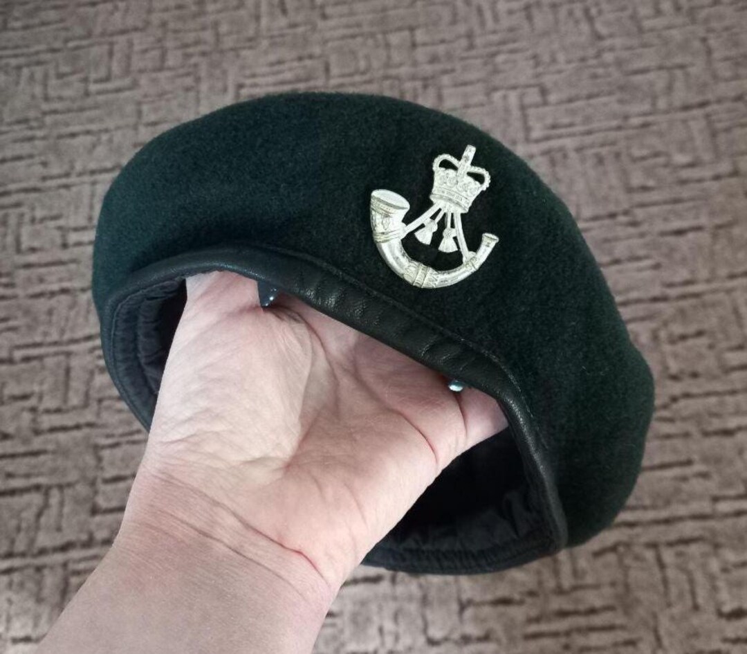 Vintage Black Military Beret – Original Wool Beret – Collectible Gift ...