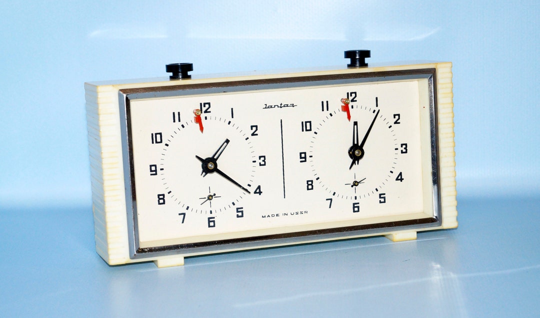 Soviet Vintage Chess Clock Game Clock Made in USSR Table Chess - Etsy