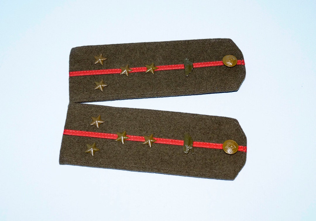USSR Soviet Military Military Uniform Epaulets Military Gift Red Army ...
