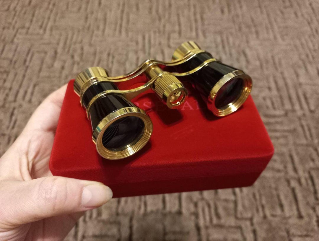 Vintage Arsenal Opera Glasses: Theater Binoculars in Velvet Box - Etsy