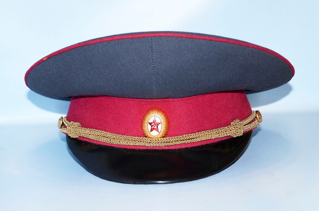 Military Soviet Vintage Army Officer Cap Military Uniform Made - Etsy