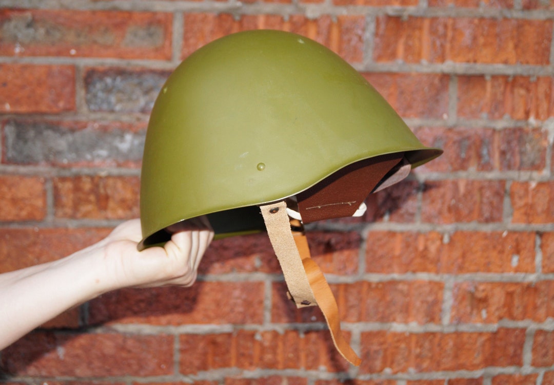 Vintage 1960s Soviet Military Helmet | Cold War USSR Steel Army Helmet ...