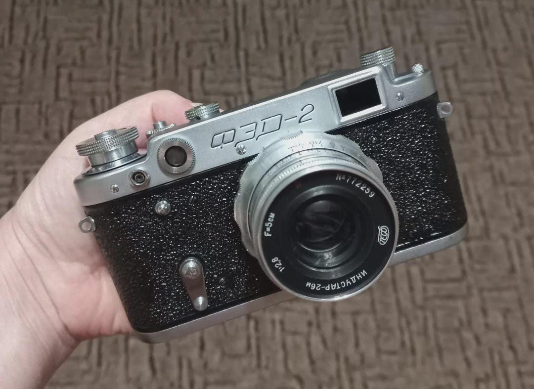 Vintage Camera Antique Camera Fed Camera Old Camera Film Camera Rare ...