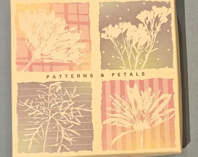 Hero Arts Poetic Prints LL868 Patterns and Petals Woodblock Rubber ...