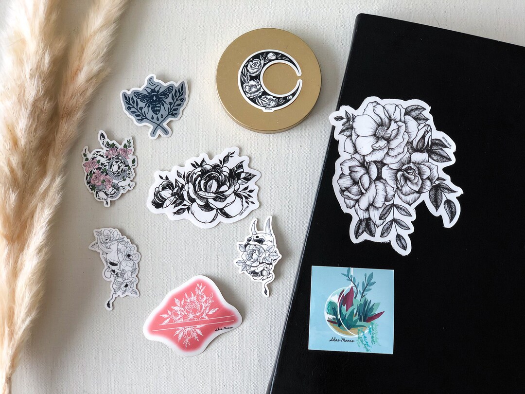 Floral Sticker Pack Custom Sticker Pack Etsy