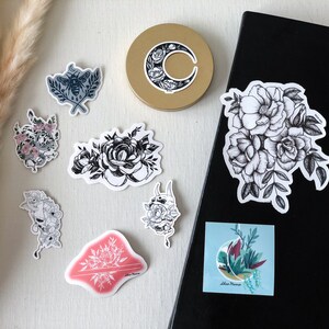 Floral Sticker Pack Custom Sticker Pack - Etsy