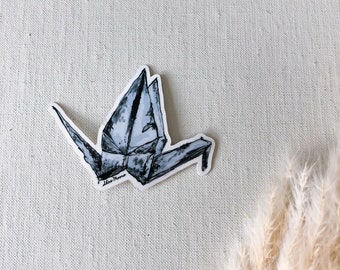 Crane Bird Vinyl Decal Sticker - Etsy