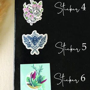 Floral Sticker Pack Custom Sticker Pack - Etsy
