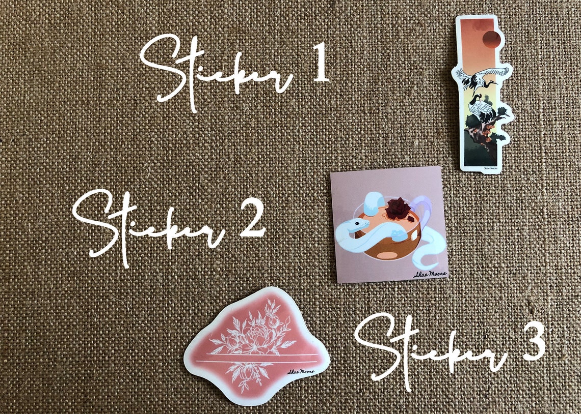 Nature Sticker Pack Custom Sticker Pack | Etsy