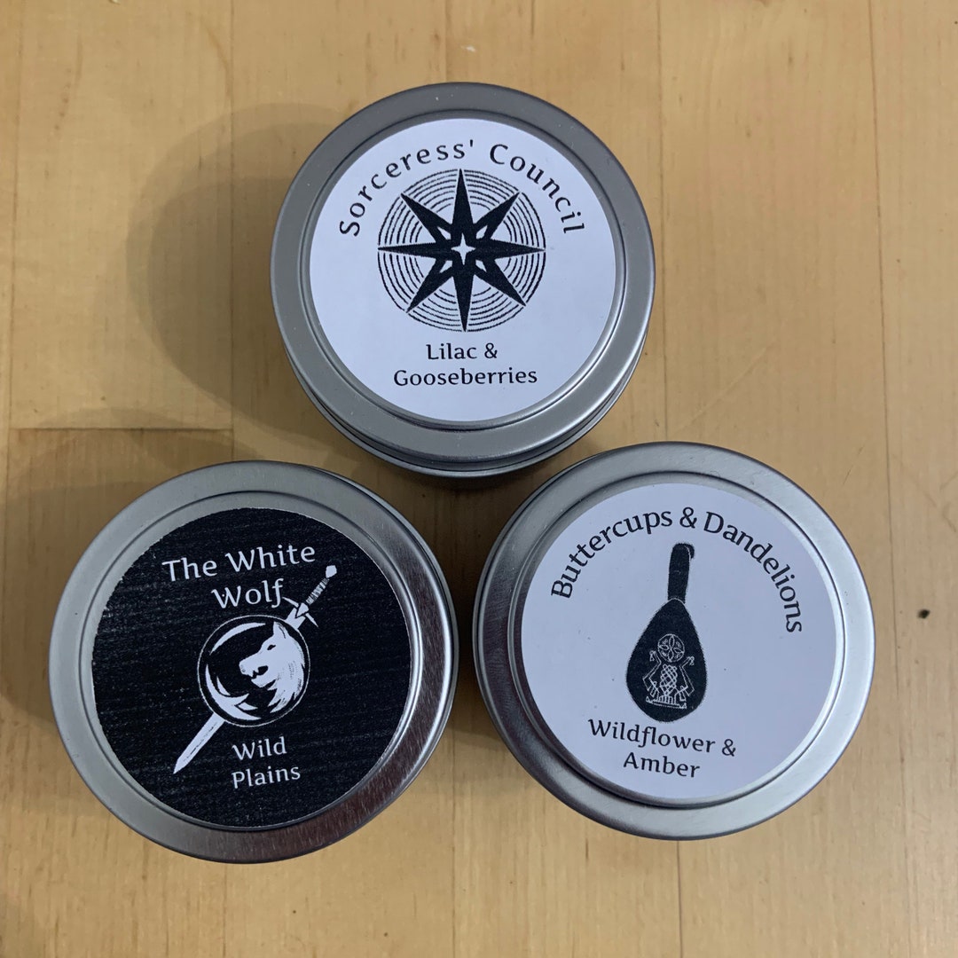 The Witcher Candle Set | Fandom Character Candles, 3 Scents - Etsy