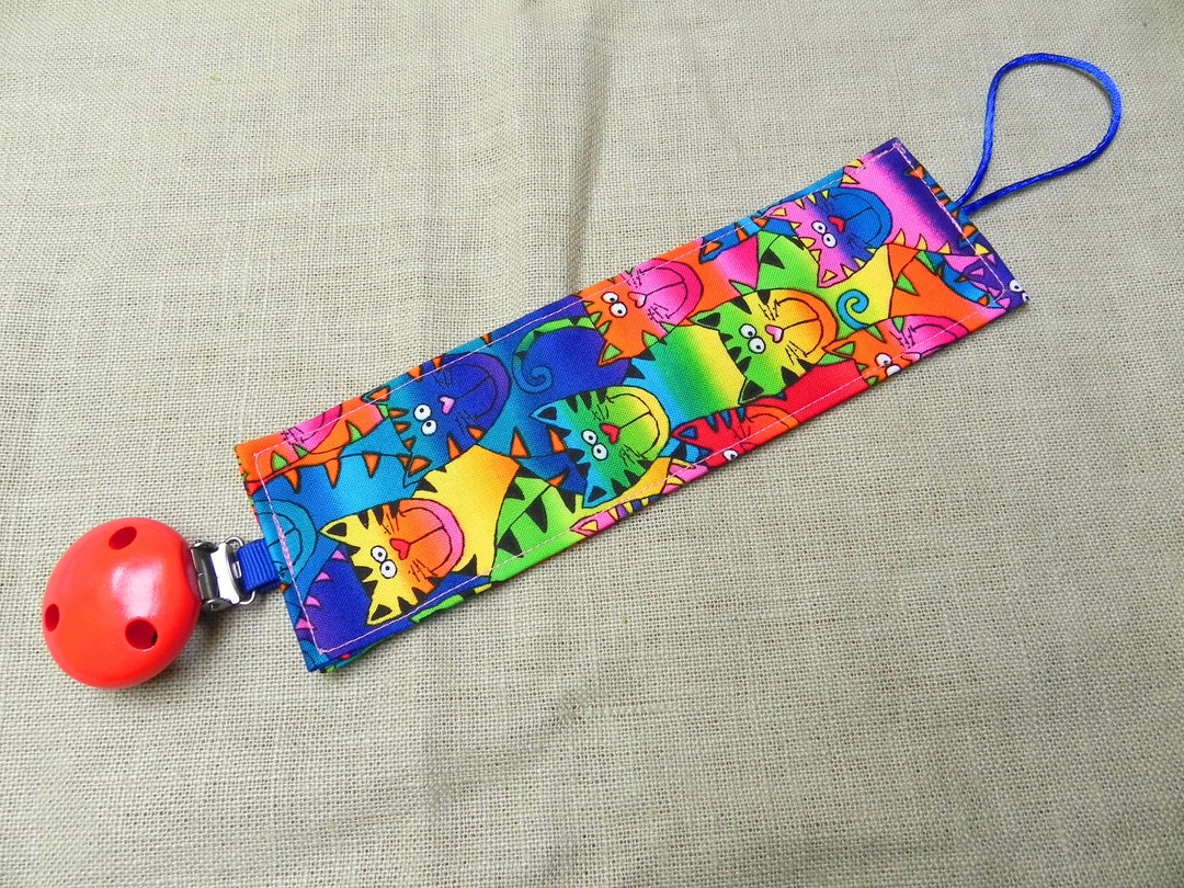 Baby Pacifier Ribbon With Clip Cat Whining - Etsy