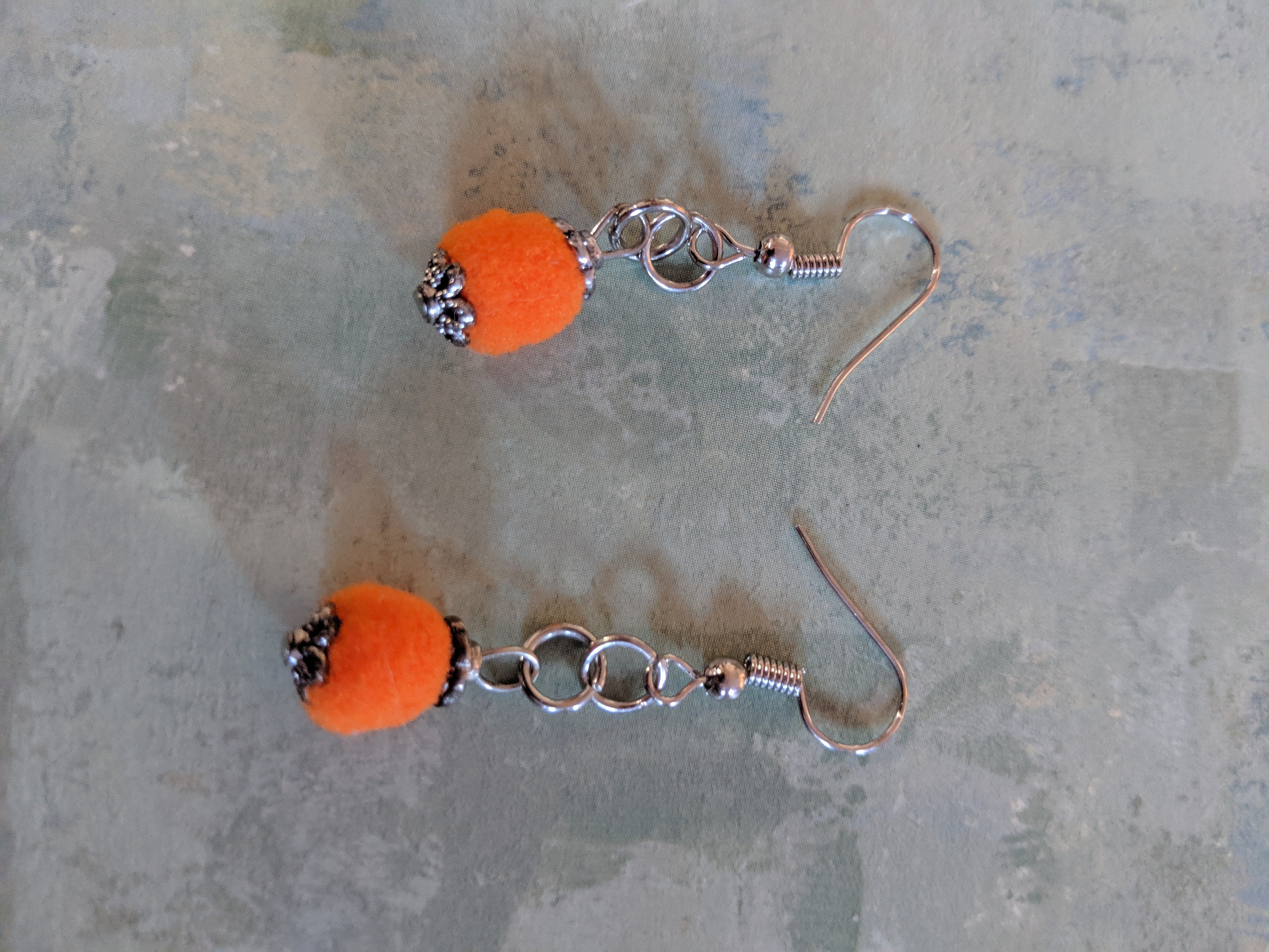 Fuzz Ball Earrings Dangle Earrings Drop Earrings Fuzzy - Etsy Canada