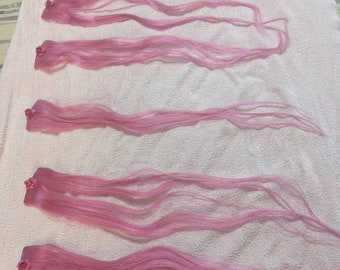 Pink Hair Extension - Etsy