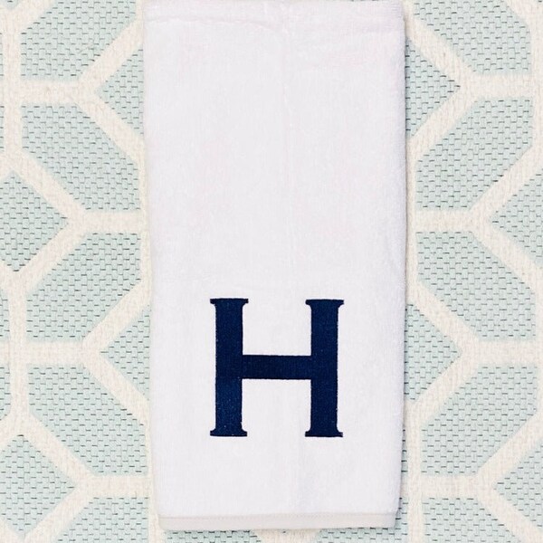 Monogram Hand Towel - Etsy