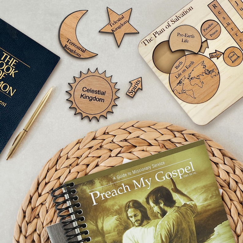 LDS Missionary Gift Plan Salvation Teaching Aid Religious Board ...