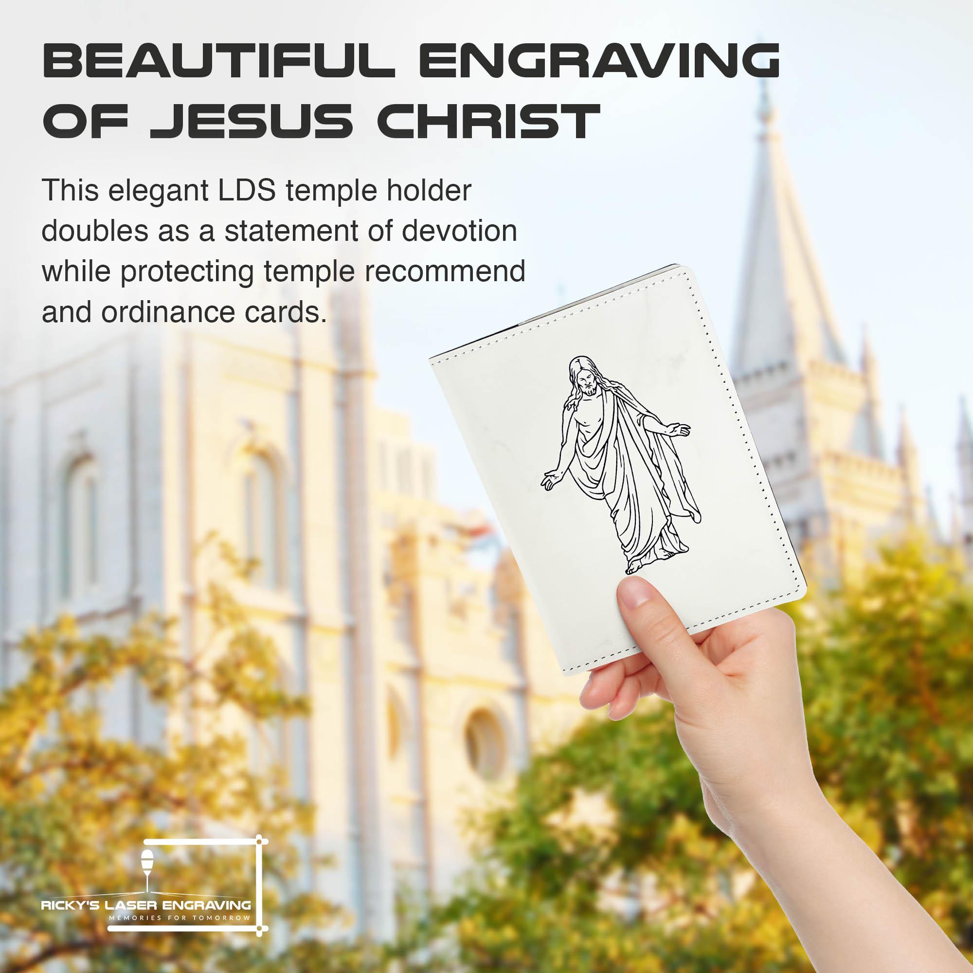 Personalized Leather Temple Recommend Holder With Name, LDS Temple ...