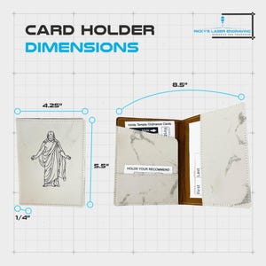 Personalized Leather Temple Recommend Holder With Name, LDS Temple ...