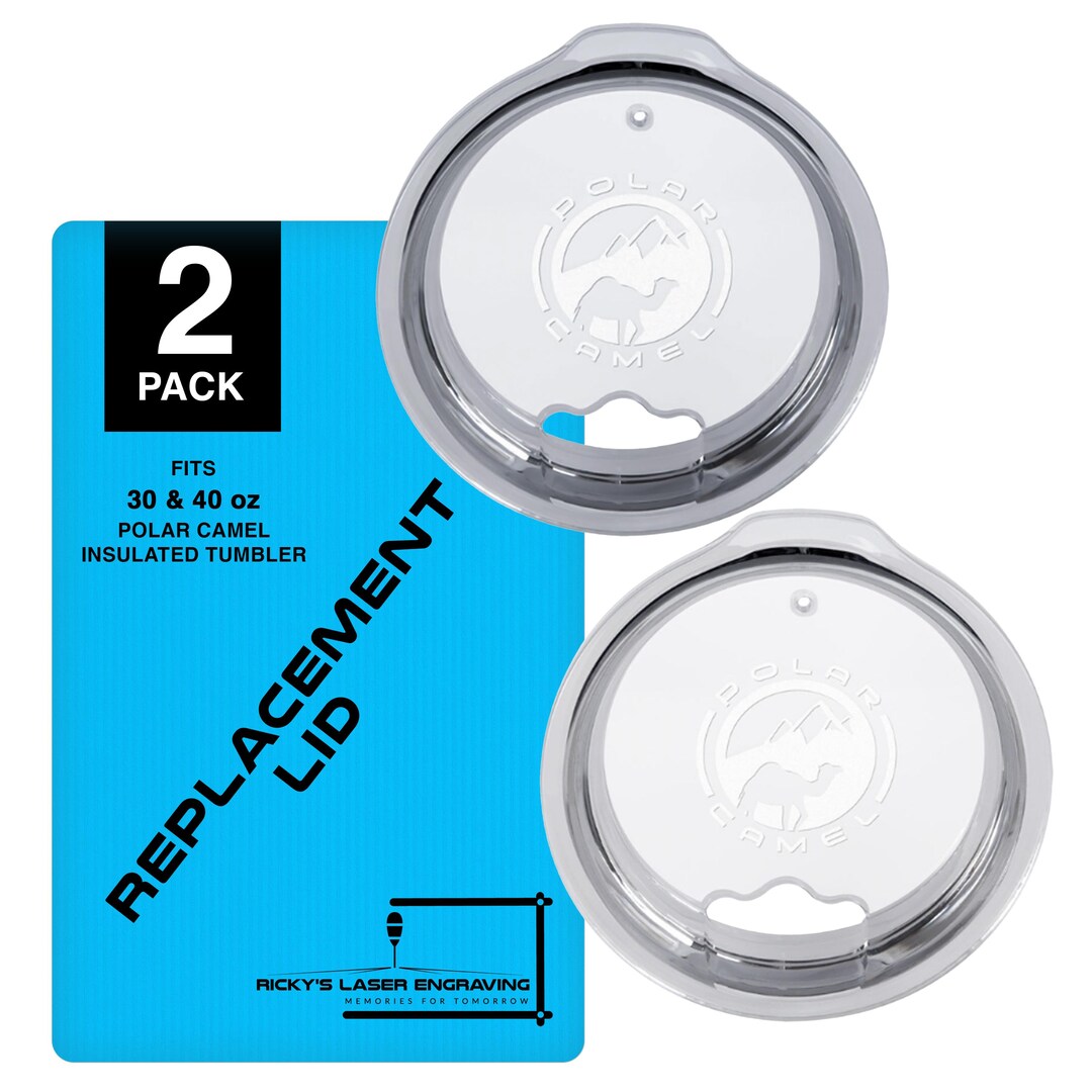 Polar Camel Lid Replacement 30 Oz 2-pack, Spill-proof and Durable ...